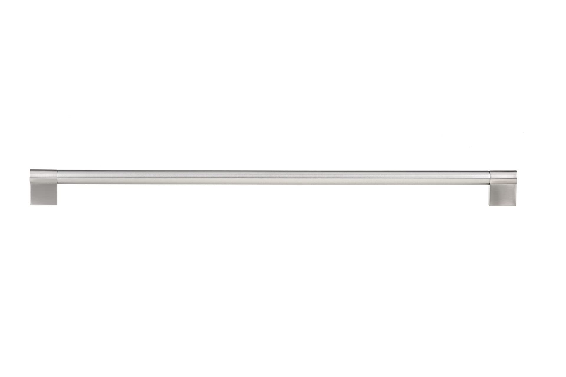 Richelieu Hardware BP527416195 Avellino Collection 16 3/8-inch (416 mm) Center-to-Center Brushed Nickel Modern Cabinet and Drawer Pull Handle for Kitchen, Bathroom, and Furniture