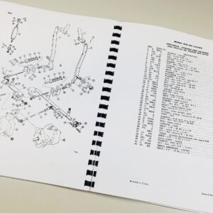 J I Case 1816 Uni-Loader Skid Steer Parts Catalog Manual Book Tecumesh Engine