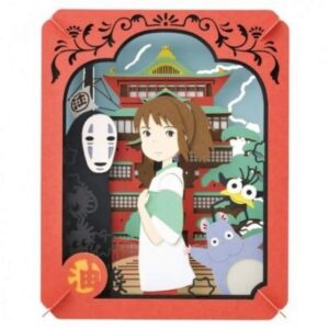 ensky - spirited away - chihiro in a mysterious town, paper theater craft (pt-050)