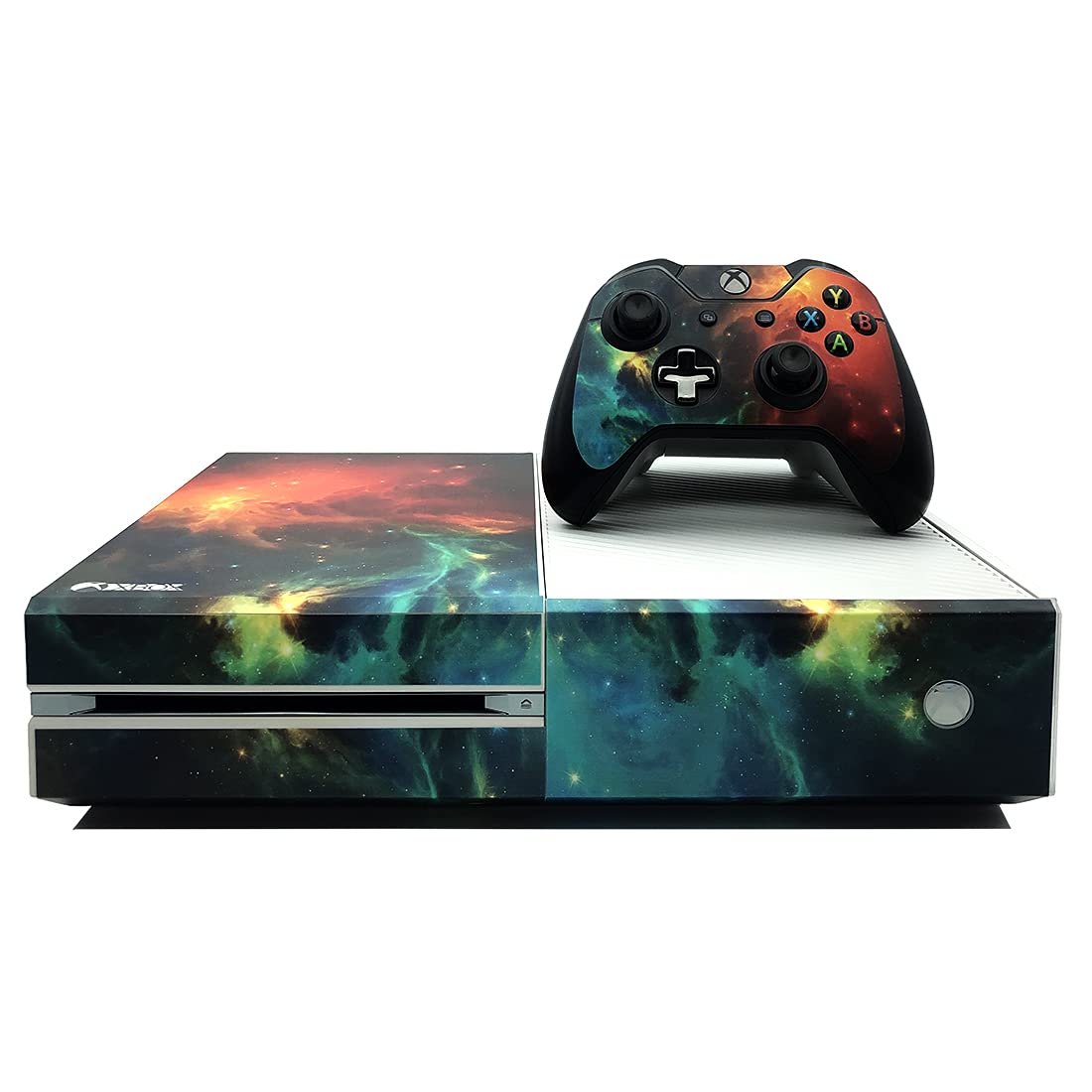 UUShop Protective Vinyl Skin Decal Cover for Microsoft Xbox One Cosmic Nebular(NOT for One S or X)