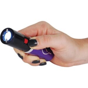 Safety Technology Lipstick 3 Million Volt Stun Gun with Flashlight - Purple