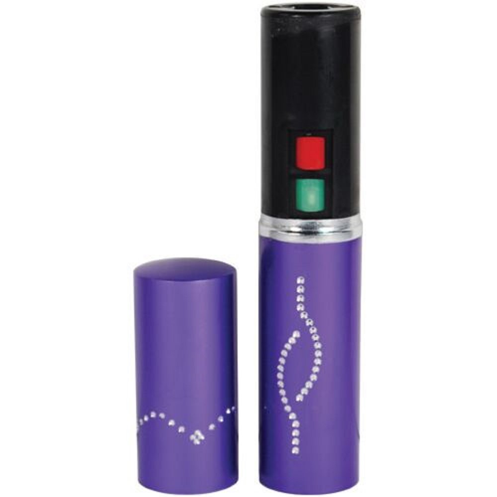 Safety Technology Lipstick 3 Million Volt Stun Gun with Flashlight - Purple