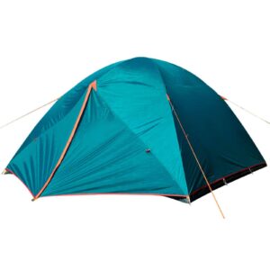 ntk colorado gt 5 to 6 person tent for camping | 10x10 ft camping tent with waterproof dome, breathable mesh & 2 doors | instant tent for 6 person | 2500 mm warm & cold weather outdoor tent