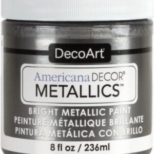 Decoart Metallics Acrylic Paint, 8 Fl. oz. Jar, Tin (Pack of 1)