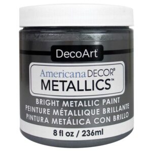 Decoart Metallics Acrylic Paint, 8 Fl. oz. Jar, Tin (Pack of 1)