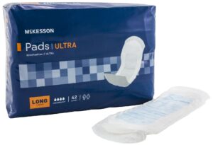 mckesson padhv bladder control pad, ultra, 8.5" size, white