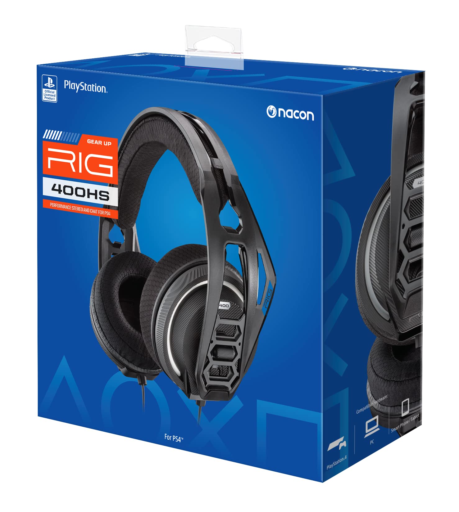 RIG 400HS Stereo Gaming Headset for PS4 with Noise-Cancelling Mic and Performance Audio