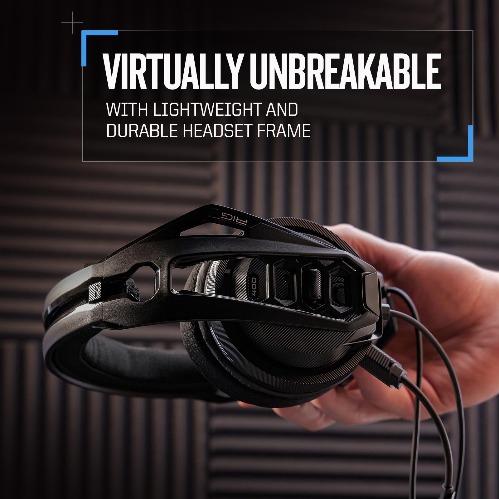 RIG 400HS Stereo Gaming Headset for PS4 with Noise-Cancelling Mic and Performance Audio