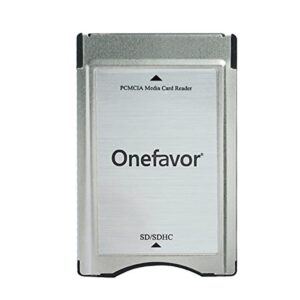 onefavor for mercedes-benz command system pcmcia memory card adapter for honda cr-v, cr-z, civic navigation system sd/sdhc card to pc card converter up to 32gb