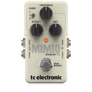 tc electronic mimiq doubler ground-breaking guitar doubler pedal with 3 tracks