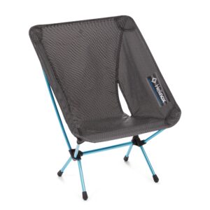 helinox chair zero ultralight compact camping chair, chair zero, black