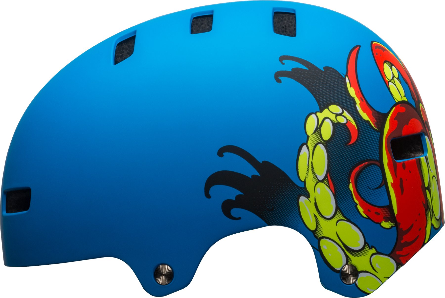 BELL Span Youth Bike Helmet - Matte Force Blue Octobeast (2018), X-Small (49-53 cm)