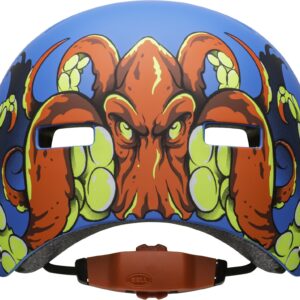 BELL Span Youth Bike Helmet - Matte Force Blue Octobeast (2018), X-Small (49-53 cm)