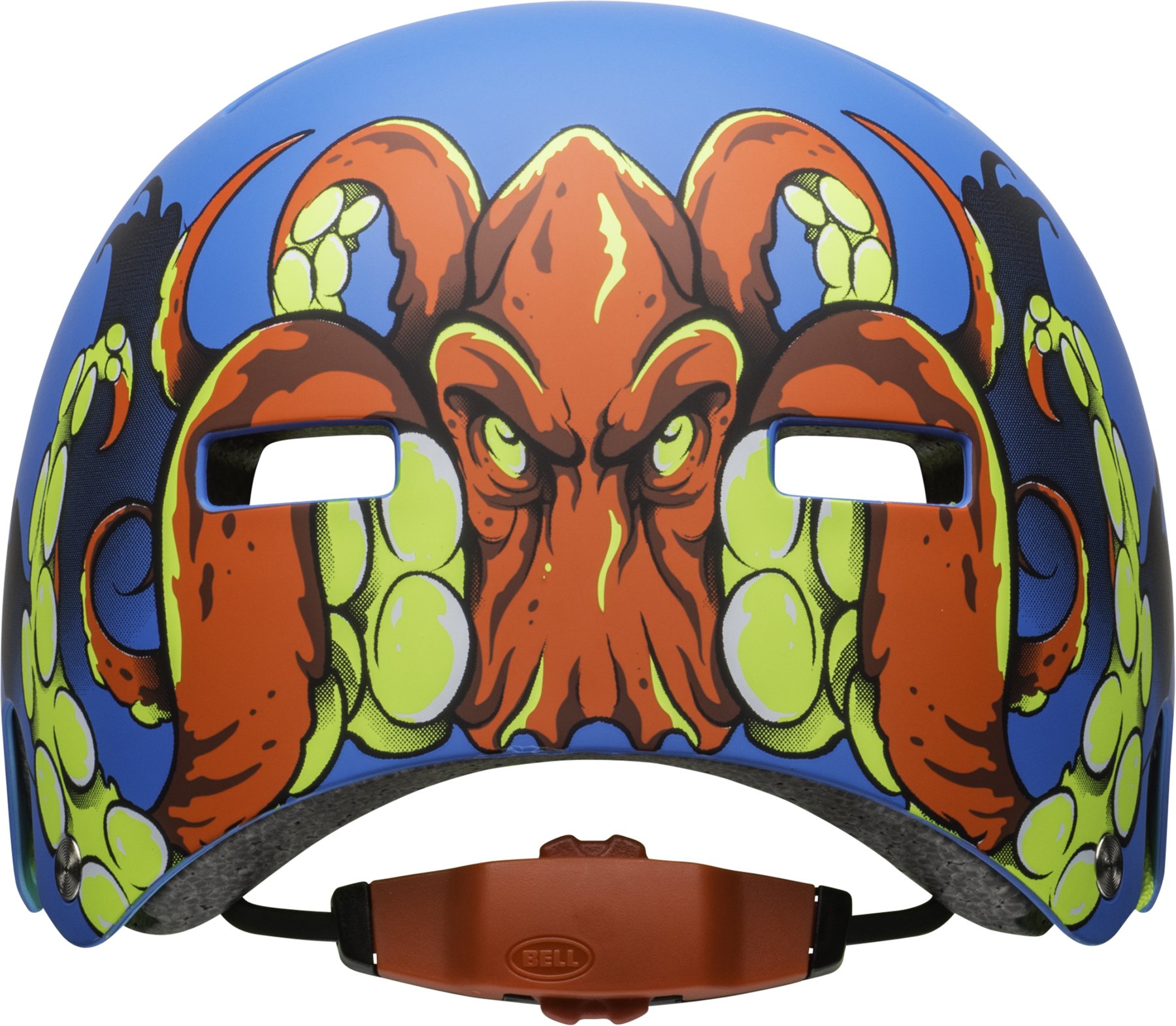 BELL Span Youth Bike Helmet - Matte Force Blue Octobeast (2018), X-Small (49-53 cm)