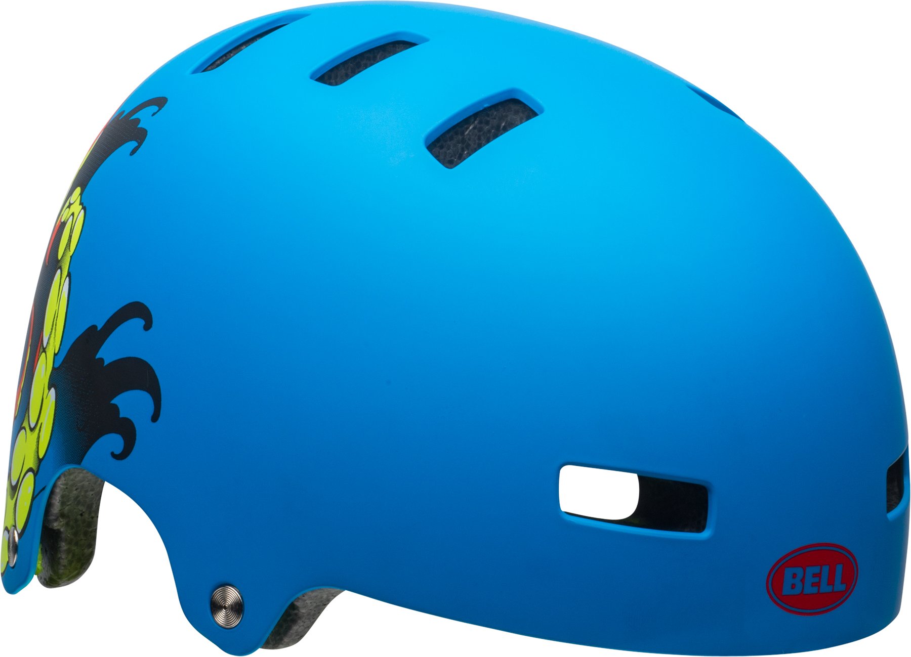 BELL Span Youth Bike Helmet - Matte Force Blue Octobeast (2018), X-Small (49-53 cm)