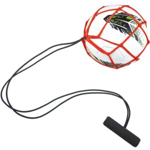 agora soccer ball bungee elastic training juggling net