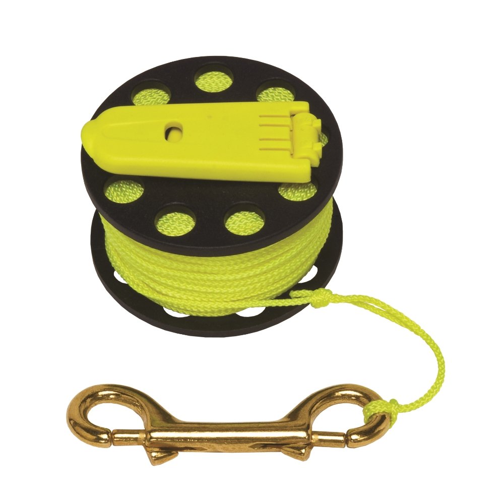 Innovative Scuba Finger Spool With Hand Winder And Brass Clip - Light And Corrosion Free, FL0240