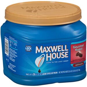 Maxwell House Gourmet Roast Medium Roast Ground Coffee (25.6 oz Canister)