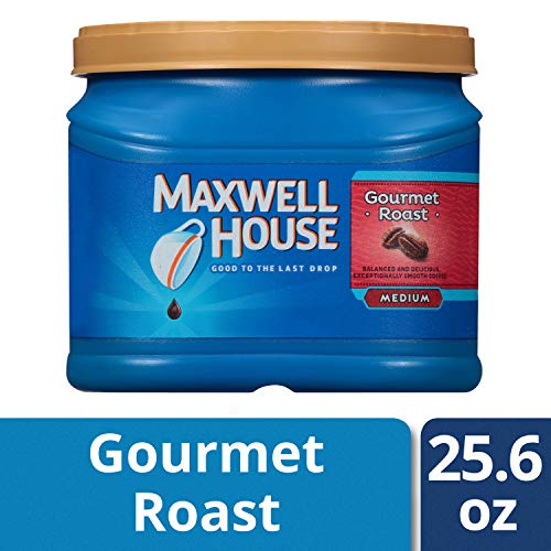 Maxwell House Gourmet Roast Medium Roast Ground Coffee (25.6 oz Canister)