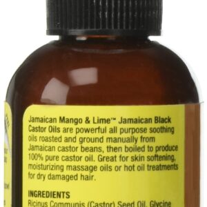 Jamaican Mango & Lime Black Castor Oil, Original, 2 Fl Oz