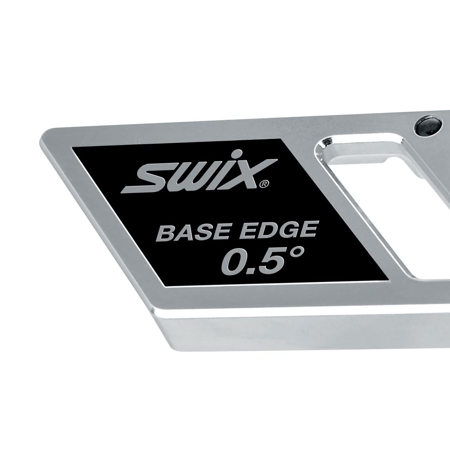 SWIX TA005N Base Edge 0.5 Degree Precise Aluminum Fixed Angle Bevel File Guide Tool for Alpine Skis & Snowboards