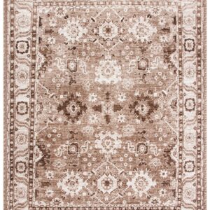 SAFAVIEH Vintage Hamadan Collection Area Rug - 6'7" x 9', Taupe, Oriental Traditional Persian Design, Non-Shedding & Easy Care, Ideal for High Traffic Areas in Living Room, Bedroom (VTH214T)