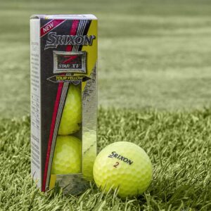 Srixon Z-Star XV 2017 Golf Balls, Yellow (One Dozen)