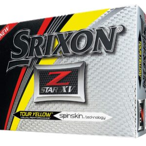 Srixon Z-Star XV 2017 Golf Balls, Yellow (One Dozen)