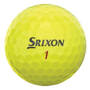 Srixon Z-Star XV 2017 Golf Balls, Yellow (One Dozen)