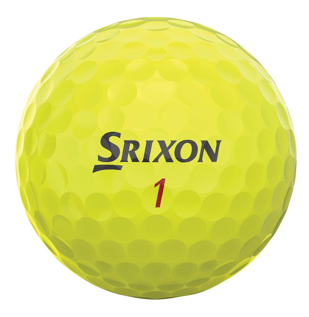 Srixon Z-Star XV 2017 Golf Balls, Yellow (One Dozen)