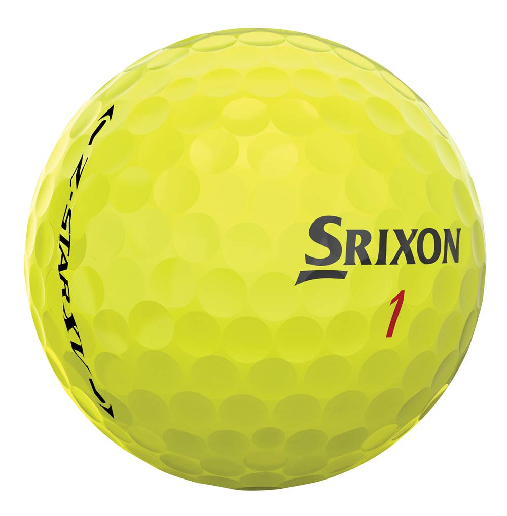 Srixon Z-Star XV 2017 Golf Balls, Yellow (One Dozen)