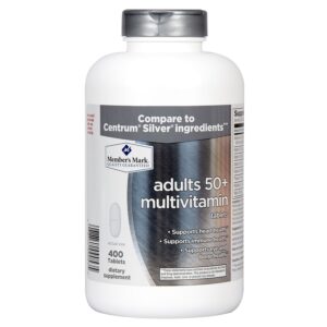 member's mark adults 50+ multivitamin (400 count) (2 pack)