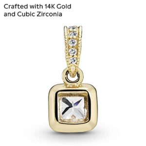 Pandora 350180CZ 14k Yellow Gold Timeless Elegance Pendant