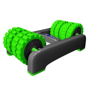 backballer foam roller (ridged) - muscle roller for deep pain relief. ideal for runner cyclist footballer athlete