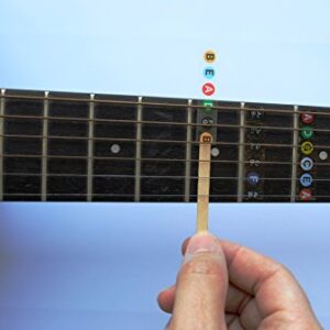 Guitar Fret Stickers- Color Coded- for Fretboard Note Positions