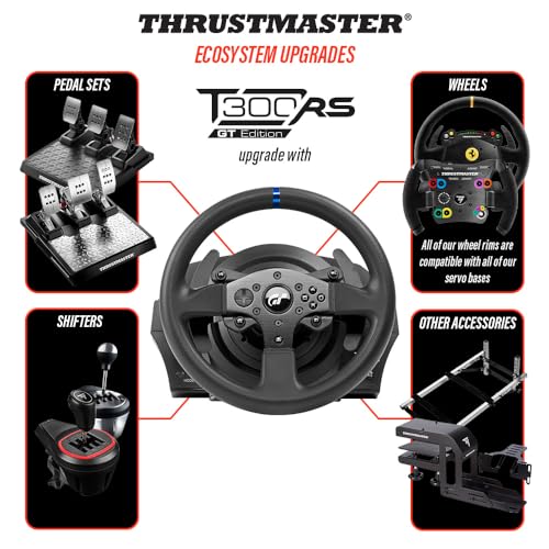 THRUSTMASTER T300 RS - Gran Turismo Edition Racing Wheel with pedals (Compatible with PS5,PS4,PC)