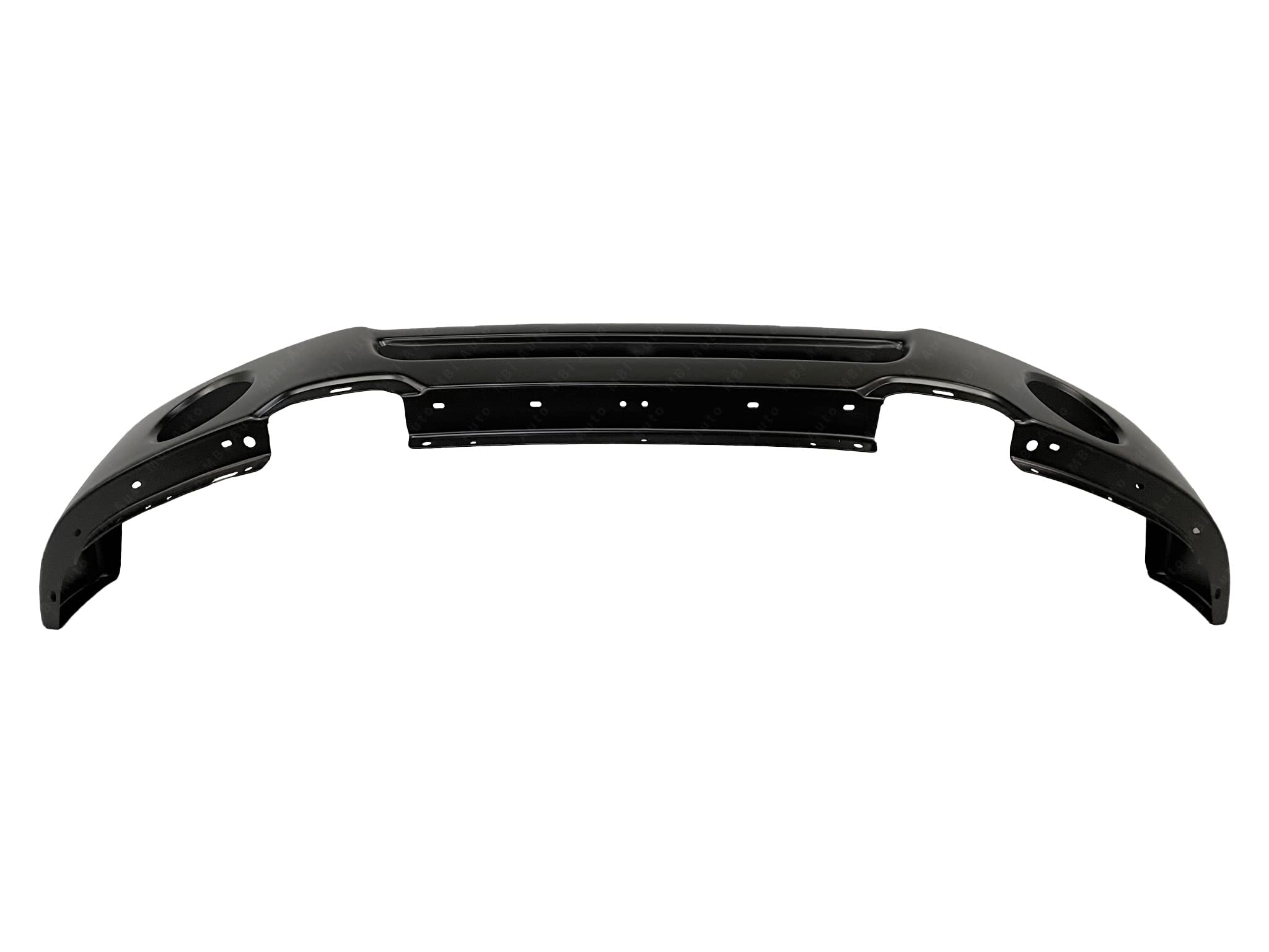 Crash Parts Plus Painted Black Steel Front Bumper for Ford F-150, Lincoln Mark LT - FO1002401