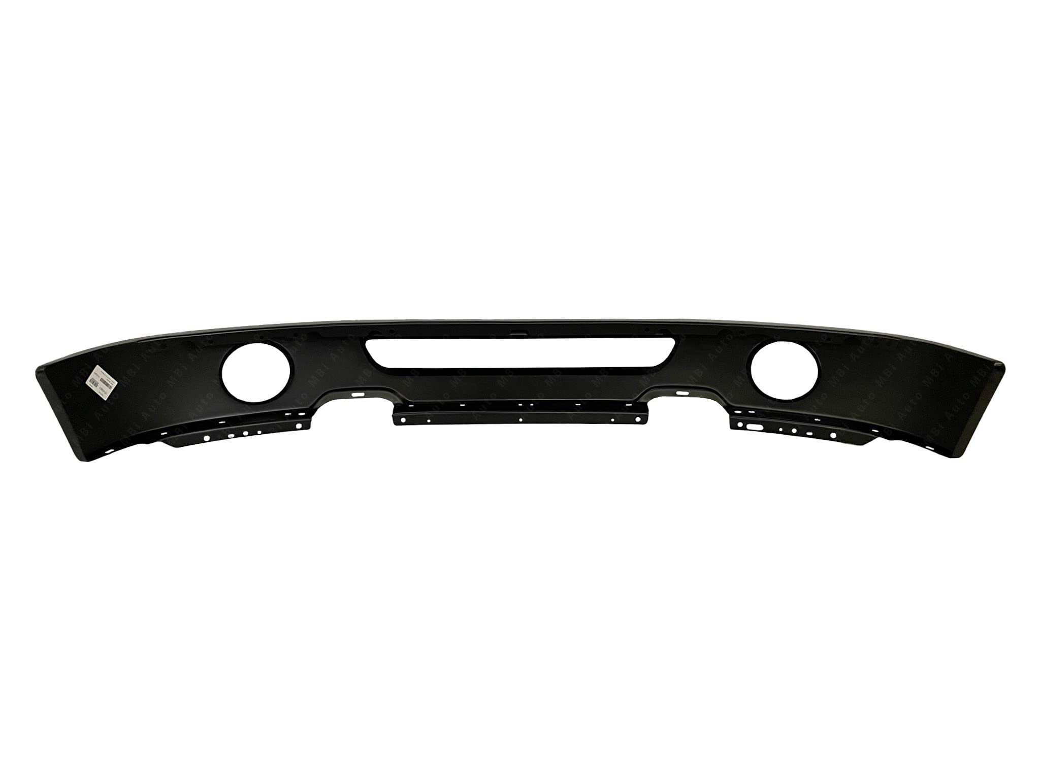 Crash Parts Plus Painted Black Steel Front Bumper for Ford F-150, Lincoln Mark LT - FO1002401