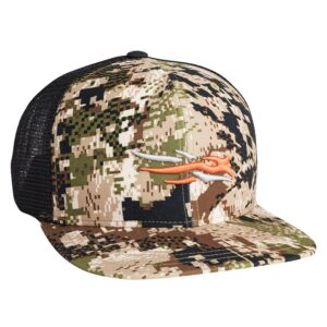 sitka men's standard trucker breathable mesh hunting cap-one size fits all, optifade subalpine, osfa