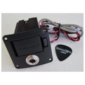 fender battery box with 1/4" input output jack for t-bucket 100ce guitar