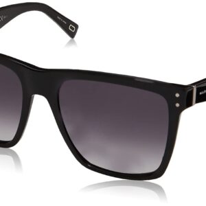 Marc Jacobs Women's MARC119/S Square Sunglasses, Black/Dark Gray Gradient, 54 mm