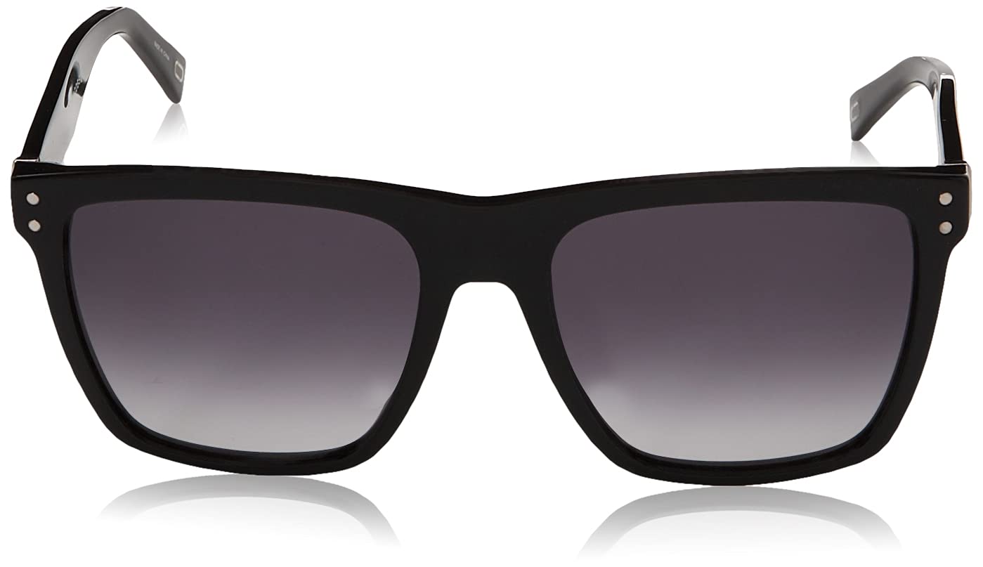 Marc Jacobs Women's MARC119/S Square Sunglasses, Black/Dark Gray Gradient, 54 mm