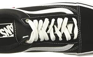 Vans Men's Old Skool Pro Skate Shoe, Black/White