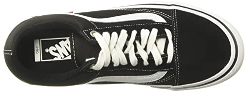 Vans Men's Old Skool Pro Skate Shoe, Black/White