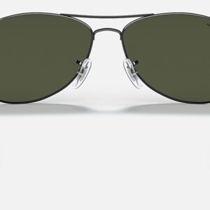 Ray Ban RB3362 COCKPIT 004 56M Gunmetal/Crystal Green Sunglasses For Men For Women