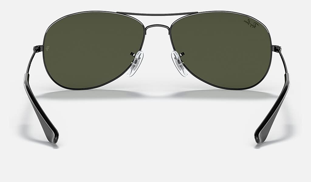 Ray Ban RB3362 COCKPIT 004 56M Gunmetal/Crystal Green Sunglasses For Men For Women