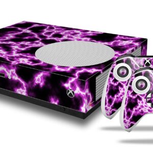 WraptorSkinz Decal Vinyl Skin Wrap Compatible with Xbox One S Console and Controllers - Electrify Hot Pink