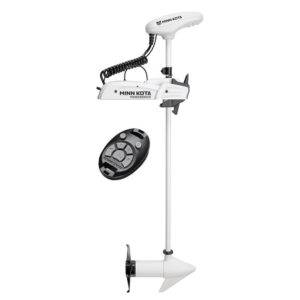 minn kota 1363565 riptide powerdrive saltwater electric-steer bow-mount trolling motor with digital maximizer & copilot, 70 lbs thrust, 54" shaft