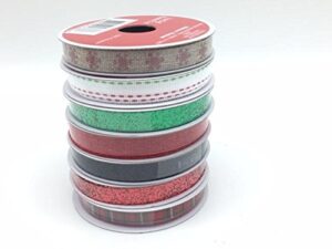 celebrate it- small ribbon-value packs (7)-9.5mm x 2.7 m-set i