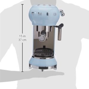 SMEG Espresso Machine, Paster Blue ECF01PBUS